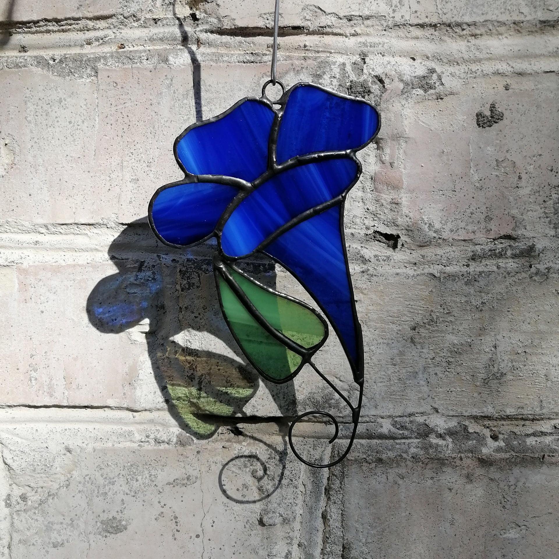 Stained Glass Flower Suncatcher